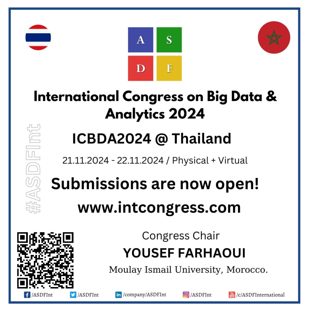 International Congress on Big Data & Analytics 2024 – ASDF