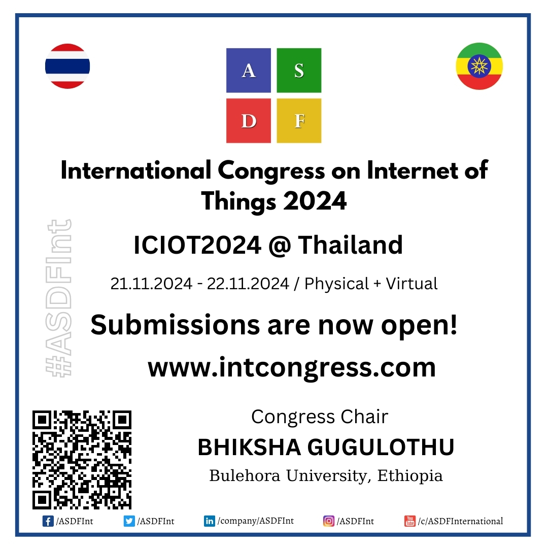 International Congress on Internet of Things 2024 – ASDF