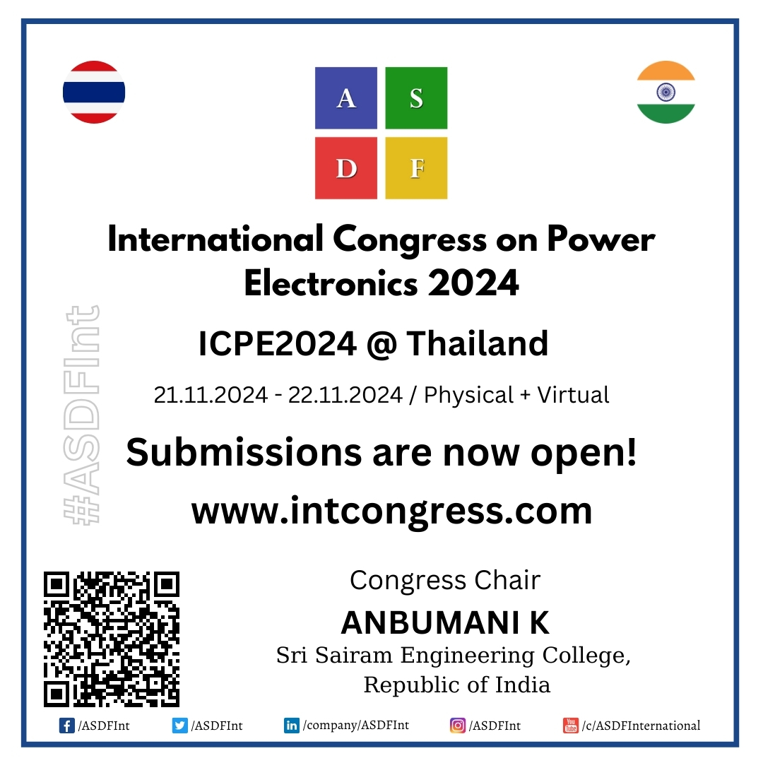 International Congress on Power Electronics 2024 – ASDF