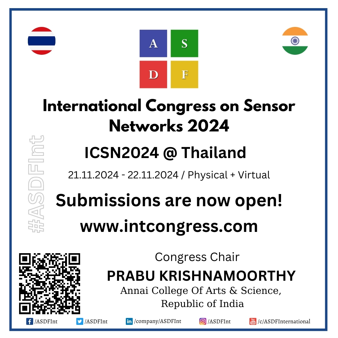 International Congress on Sensor Networks 2024 – ASDF
